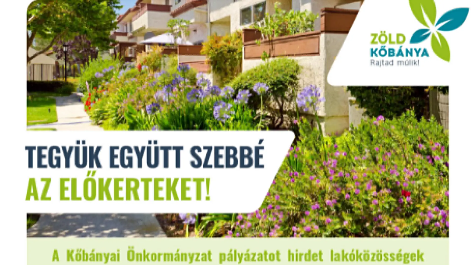 X. kerület - Kőbánya | Újra lehet pályázni előkertek szépítésére